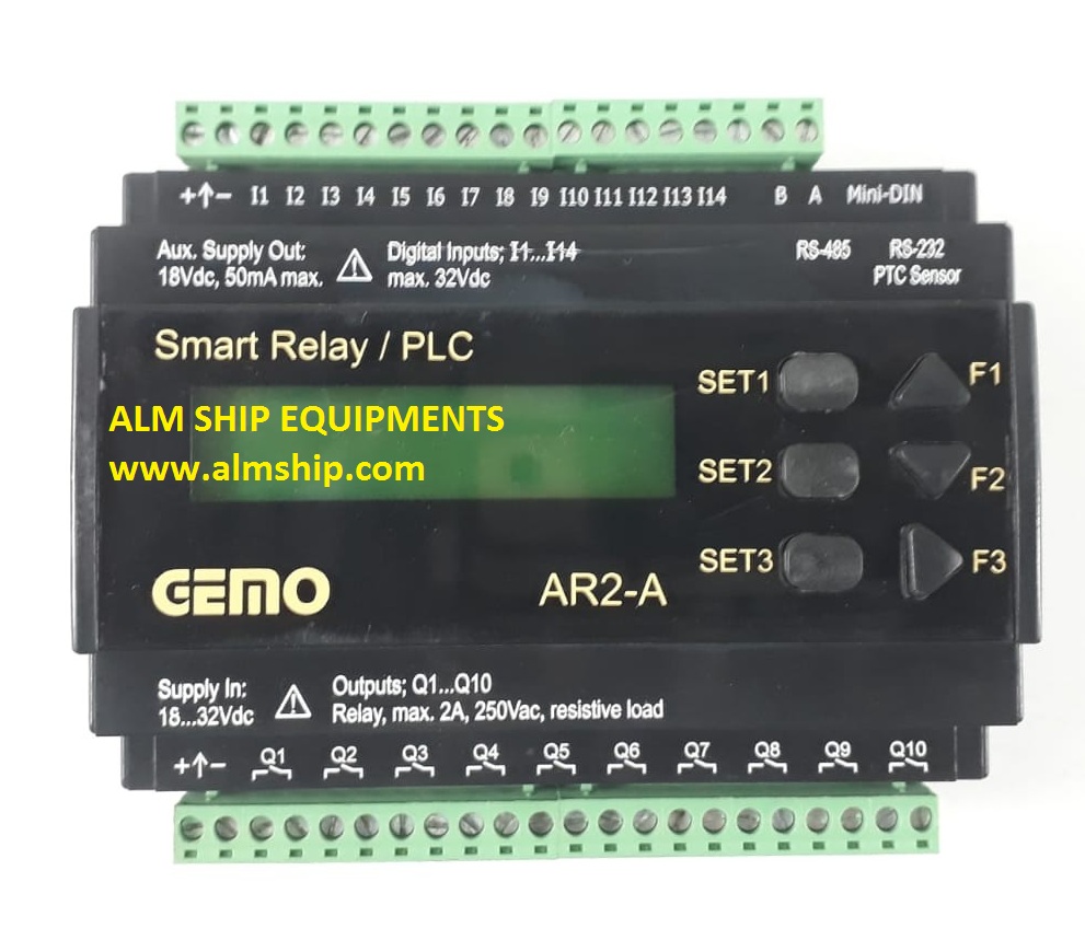 GEMO AR2-A SMART RELAY/PLC | ALM SHIP EQUIPMENTS